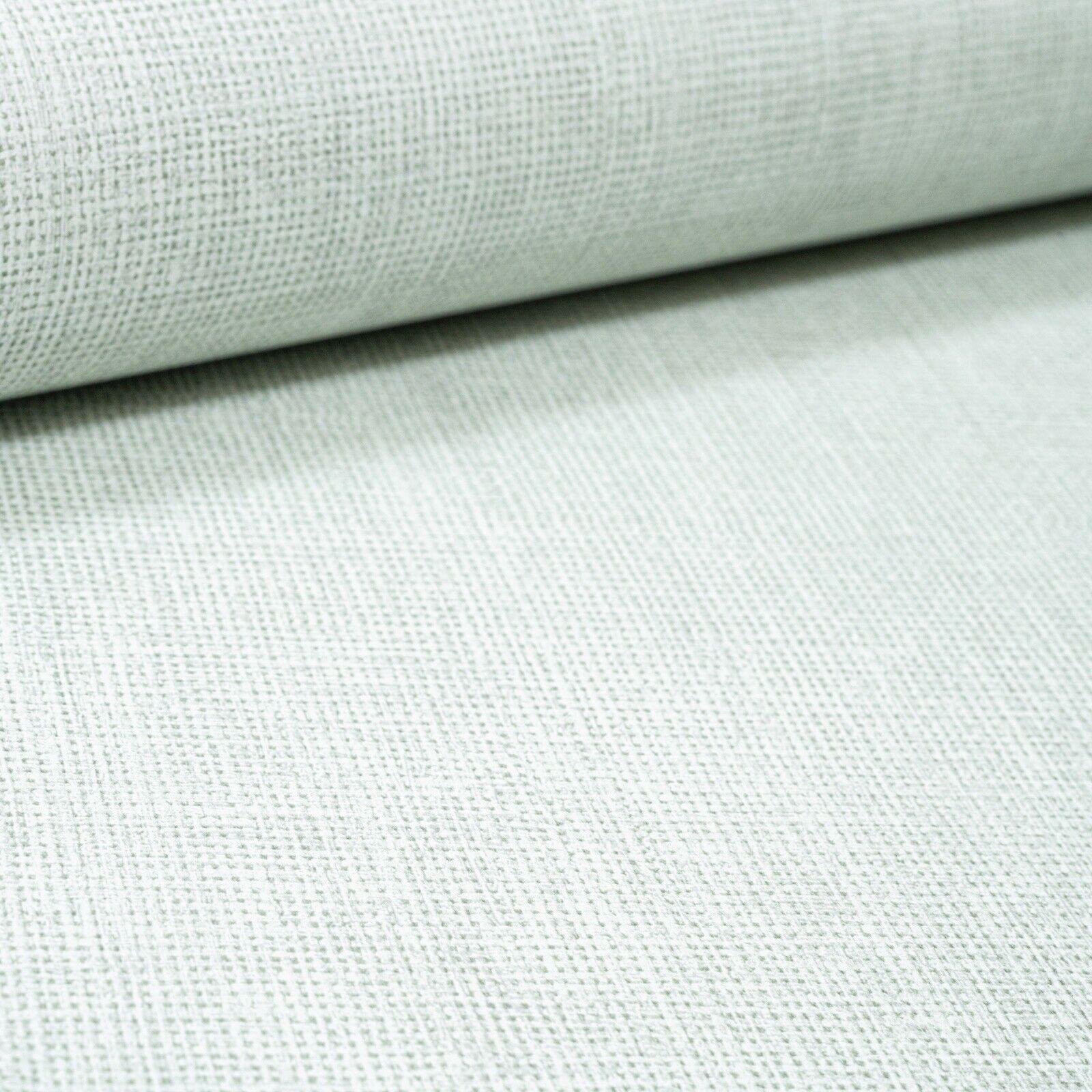 Green Textured Linen Wallpaper - Sample - Wallpaper Decor